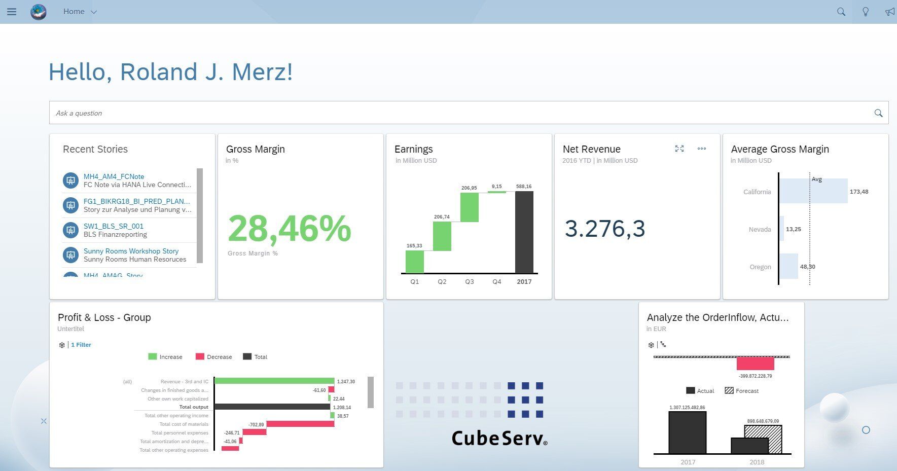 SAP Analytics Cloud - CubeServ - SAP Analytics